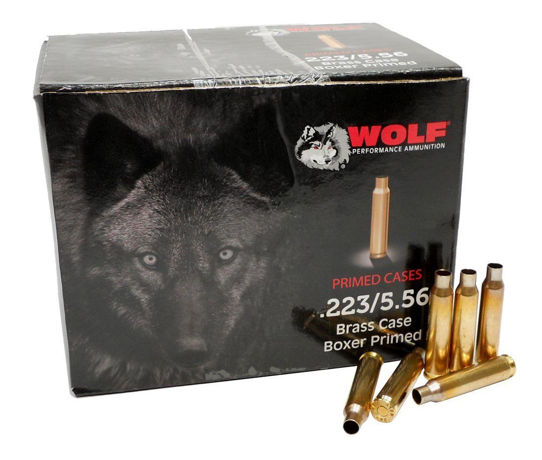 Ammo Bros | WOLF AMMUNITION WOLF 223 PRIMED CASES 250 CT