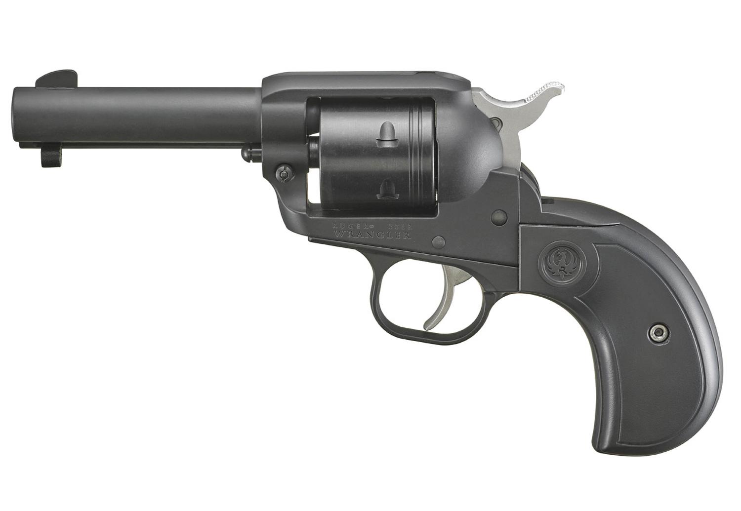 Ammo Bros | RUGER WRANGLER .22LR SINGLE ACTION REVOLVER - BLACK W ...