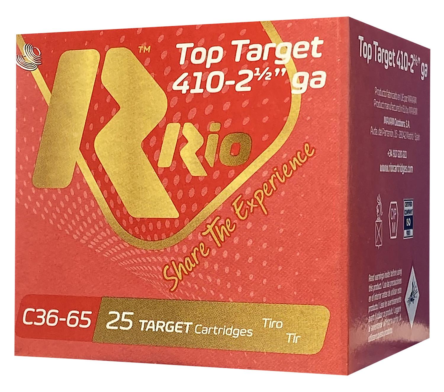 Ammo Bros | RIO AMMUNITION RIO TOP TARGET 410 GA 2.5 IN 1/2 OZ 7.5 SHOT ...