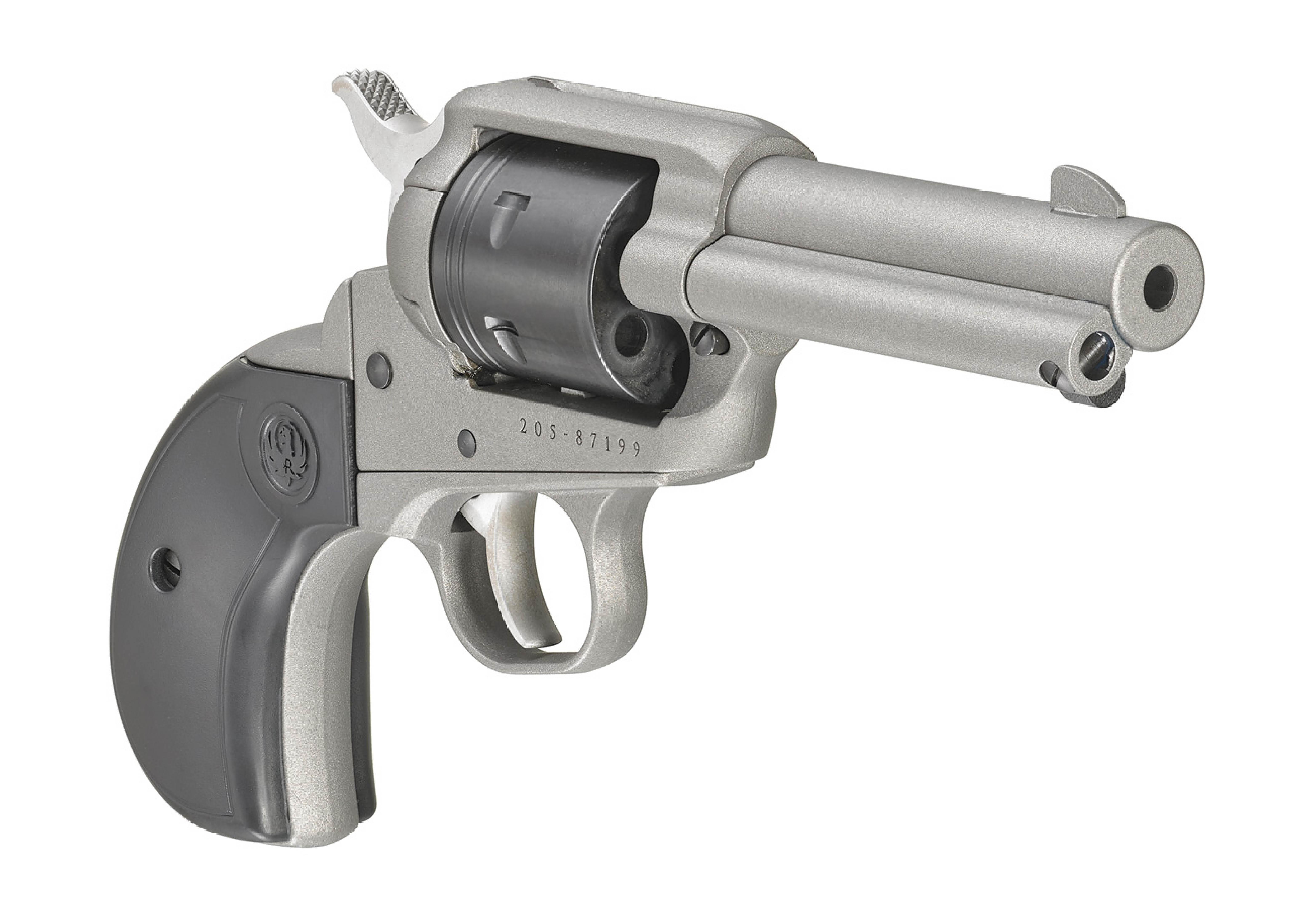 Ammo Bros | RUGER WRANGLER .22LR SINGLE ACTION REVOLVER - SILVER W ...