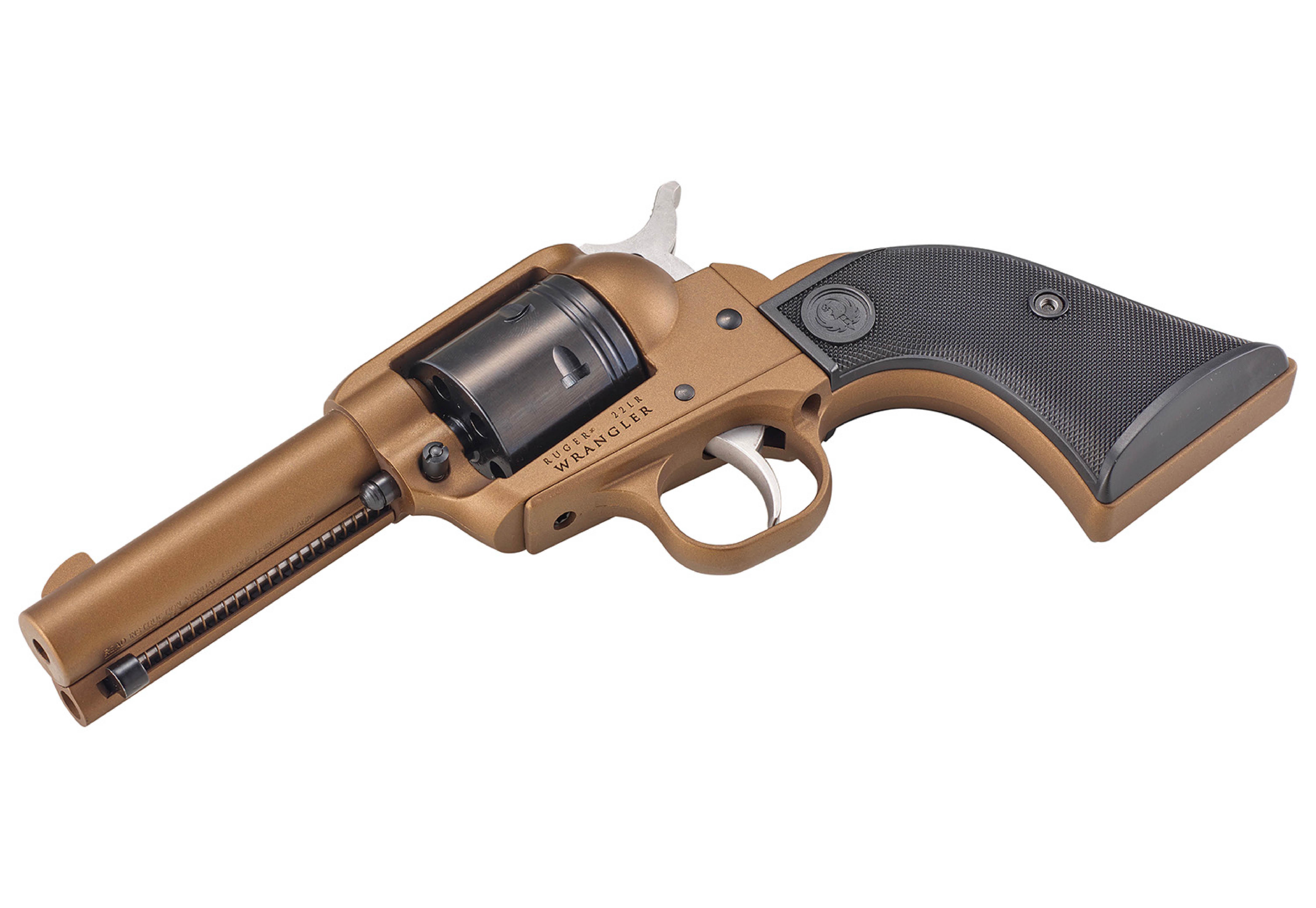 Ammo Bros | RUGER WRANGLER .22LR SINGLE ACTION REVOLVER - BURNT BRONZE