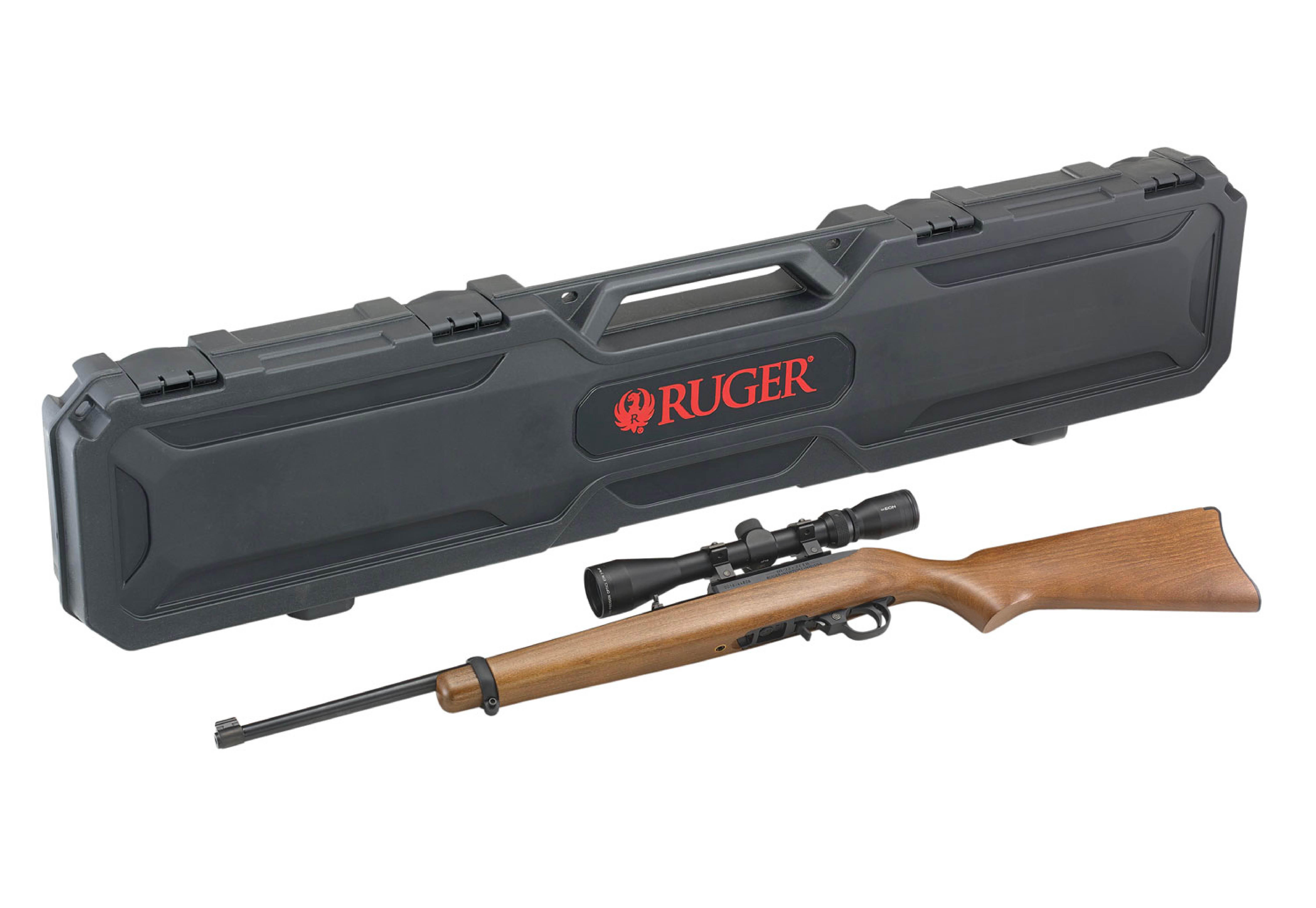 Ammo Bros | RUGER 10/22 CARBINE HARDWOOD WITH VIRIDIAN SCOPE