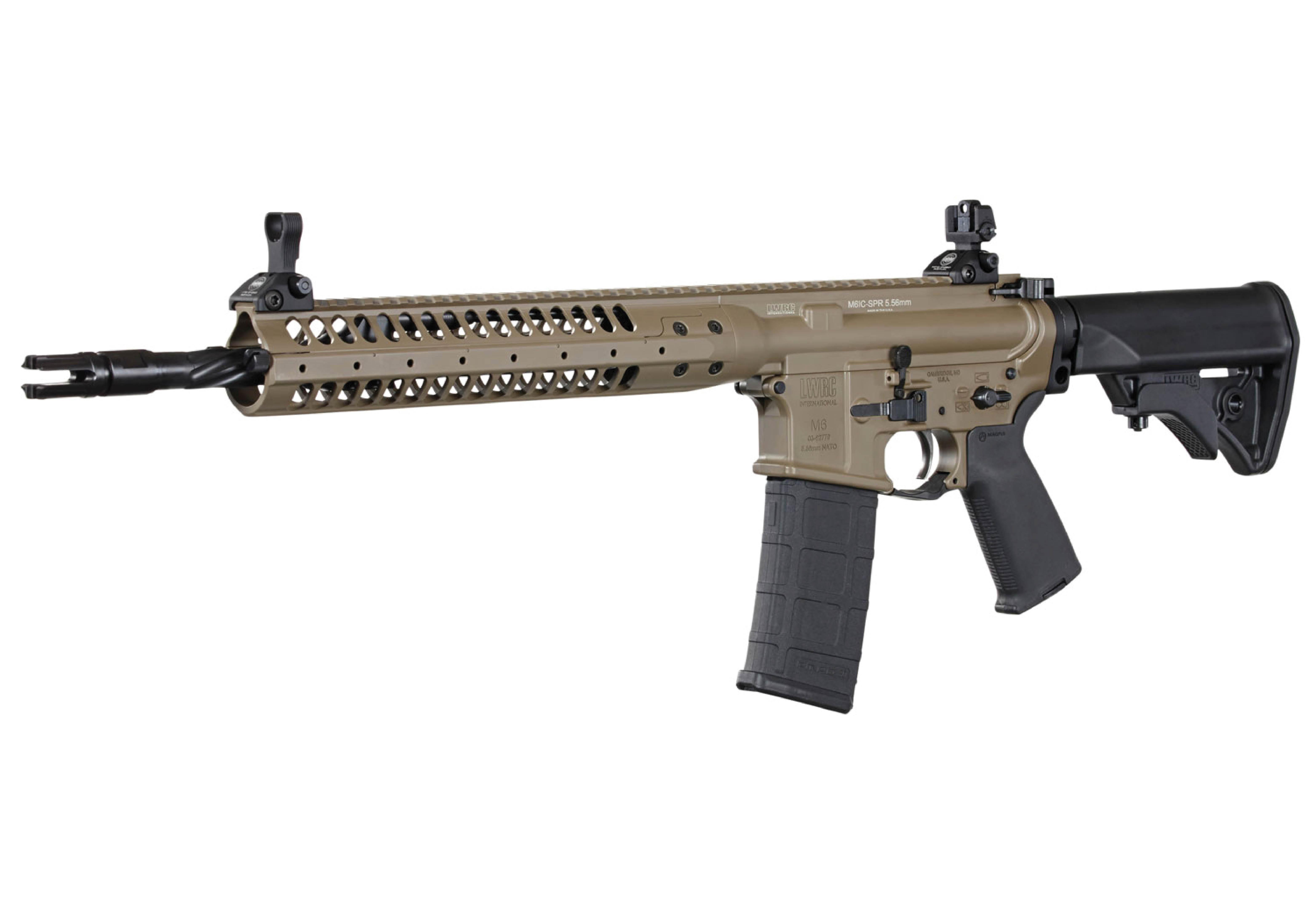 Ammo Bros | LWRC INDIVIDUAL CARBINE SPR W/ SIGHTS - FDE