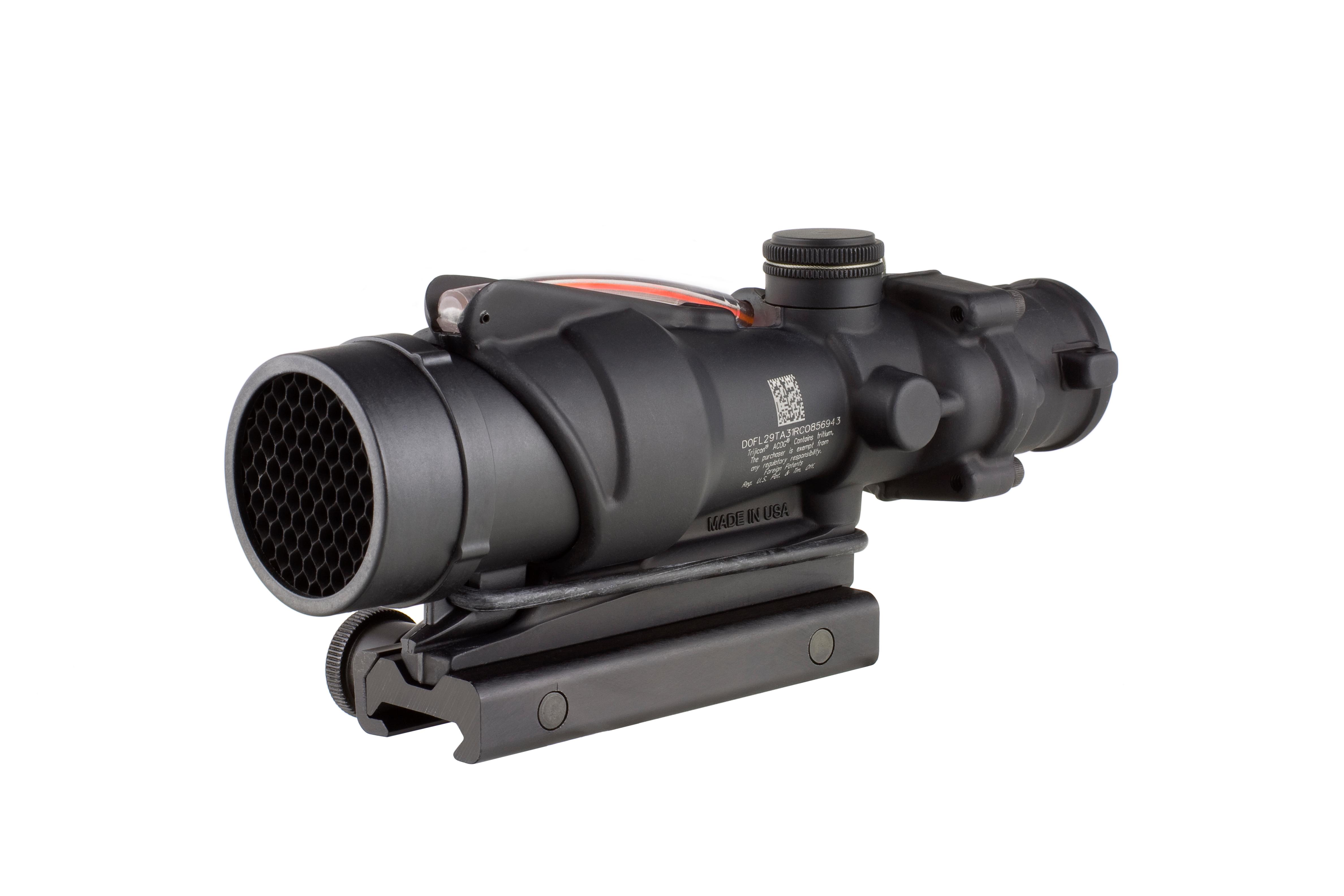 Trijicon ACOG 4x32 BAC Rifle Combat Optic (RCO) Scope Red Chevron ...