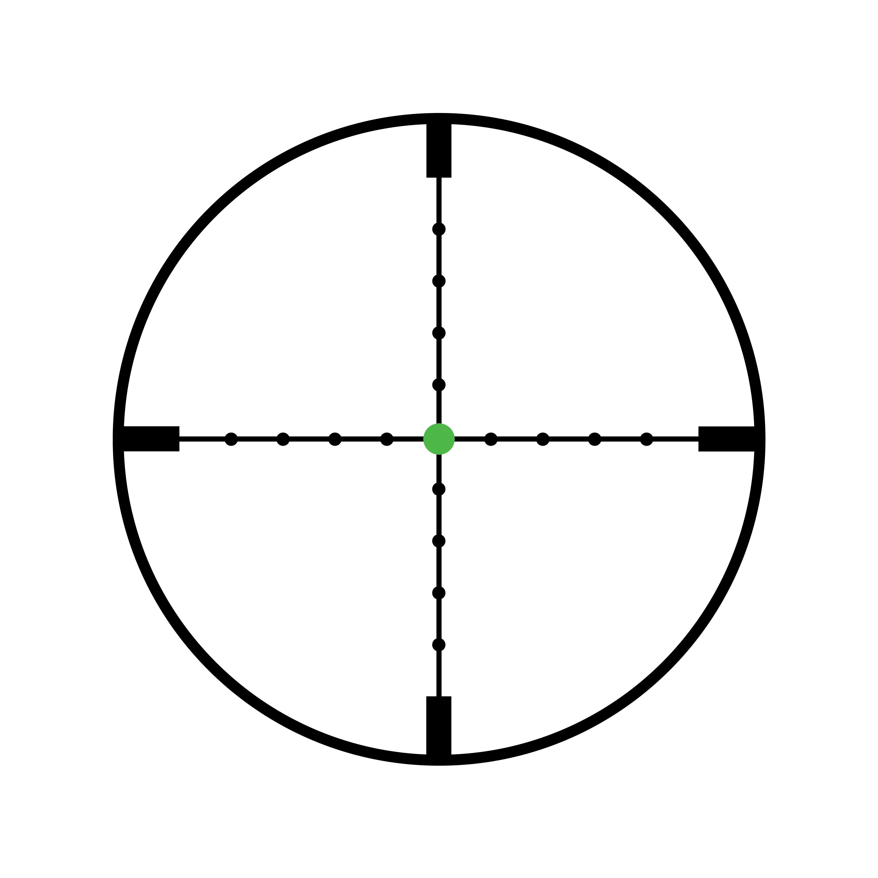 Trijicon AccuPoint 3-9x40 Riflescope MIL-Dot Crosshair Green Dot