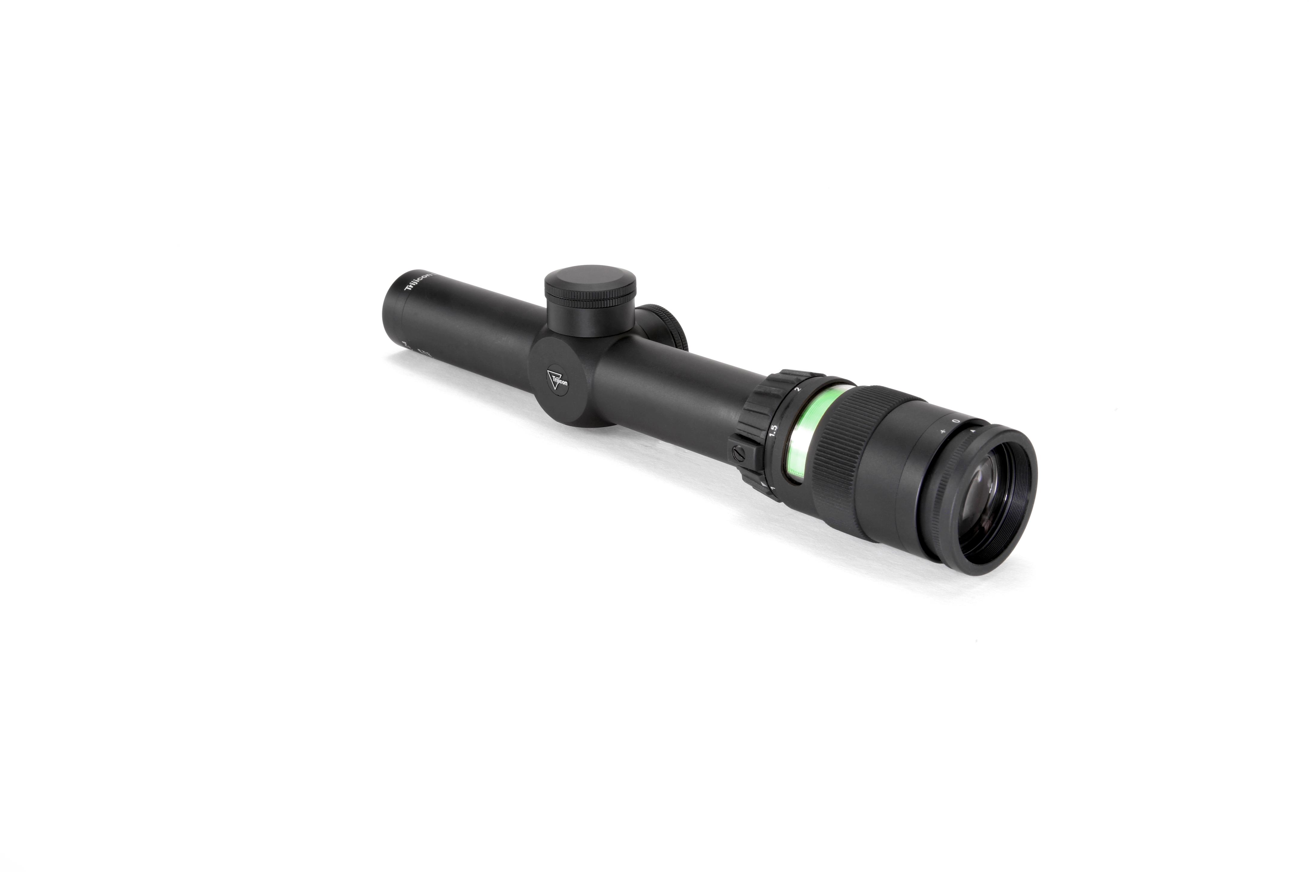 Trijicon AccuPoint 1-4x24 Riflescope Green Triangle Post Reticle TR24G