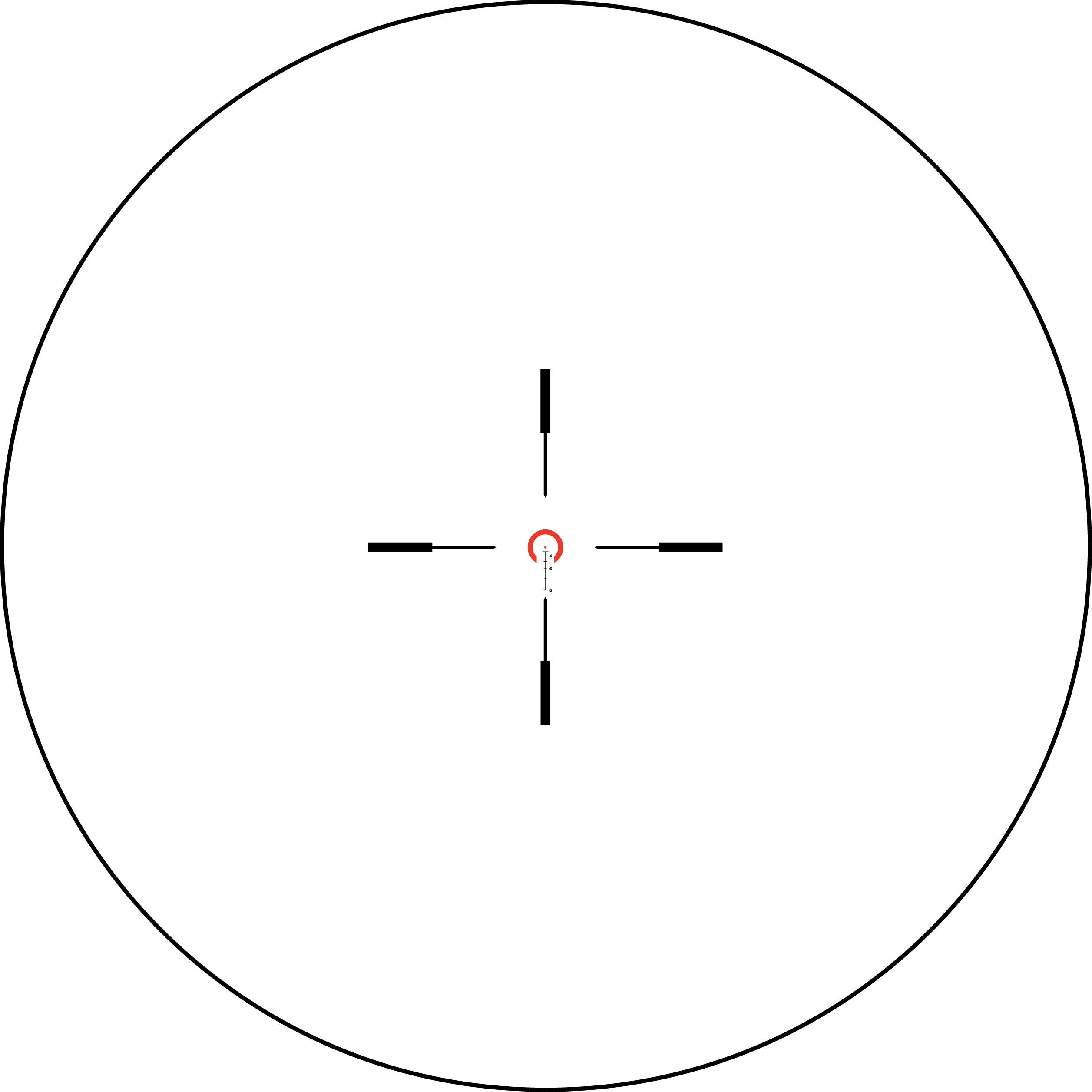 Trijicon VCOG 1-6x24 Riflescope Red Horseshoe Dot Crosshair .223 ...
