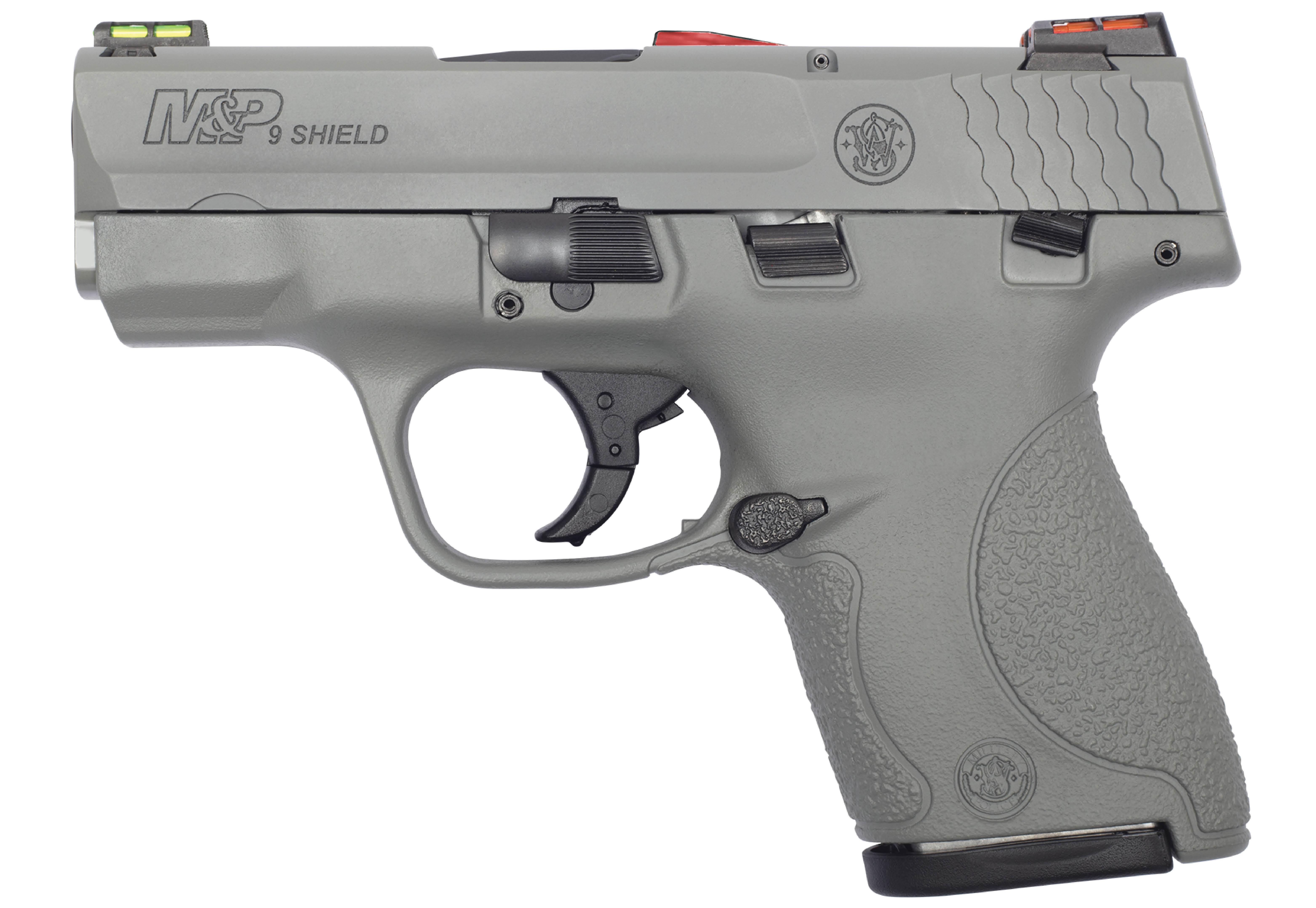 Ammo Bros | SMITH-WESSON M&P9 SHIELD 9MM 3.1IN - GRAY W/ HI-VIZ